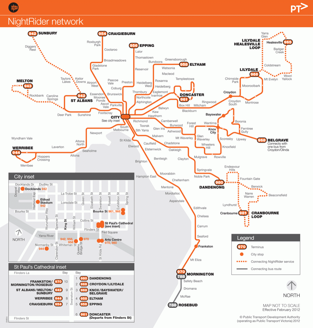 Transport Network Maps | Only Melbourne