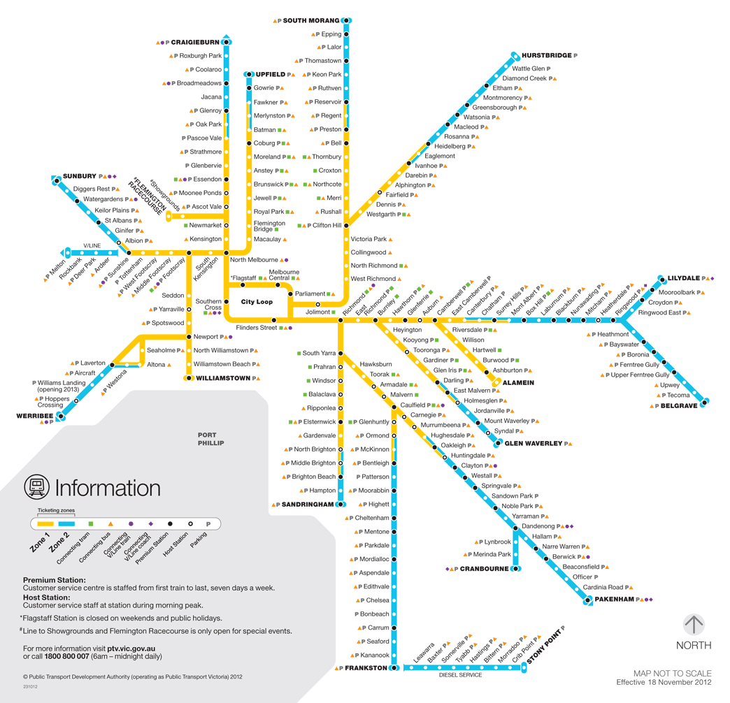 Transport Network Maps | Only Melbourne