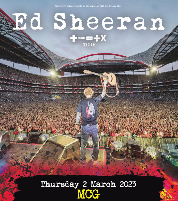 Ed Sheeran 2023 ÷ X Tour Melbourne