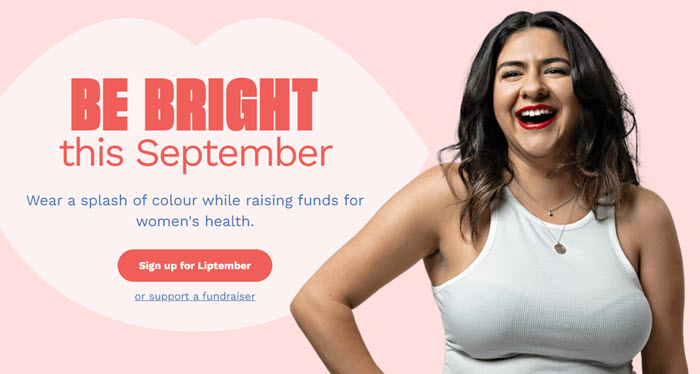 Liptember 2024 | Women's Mental Health Campaign